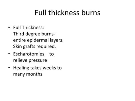 Ppt Comprehensive Care For Burn Patients Guidelines And Management
