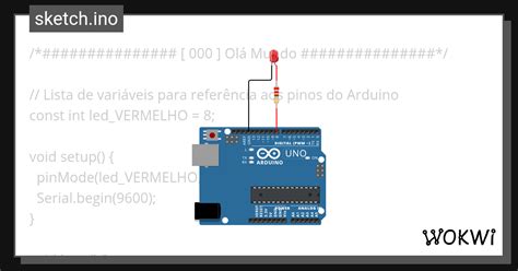 000 Olá Mundo Wokwi Esp32 Stm32 Arduino Simulator