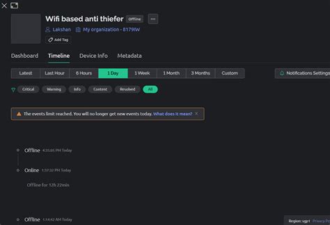 Blynk Notification Event Need Help With My Project Blynk Community
