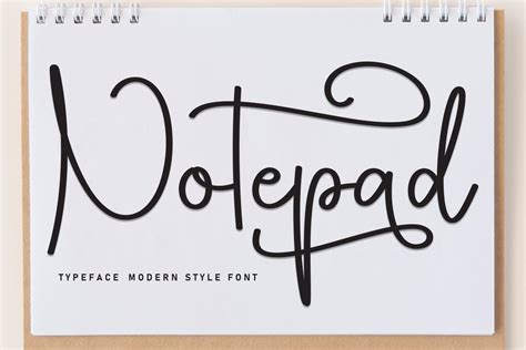 Notepad Font Free Download