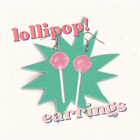 Kéndi Cute Lollipop Candy Hook Earrings Shopee Philippines