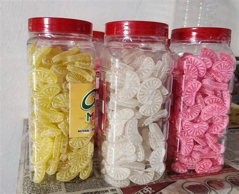 Toffee Round Orange Candy Packaging Type Plastic Jar At Rs 140pack In Jind