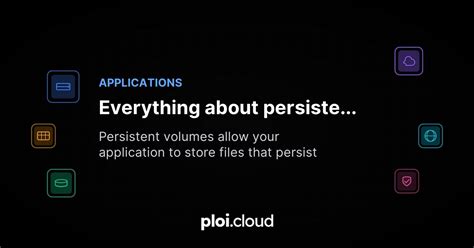 Everything About Persistent Volumes Ploi Cloud