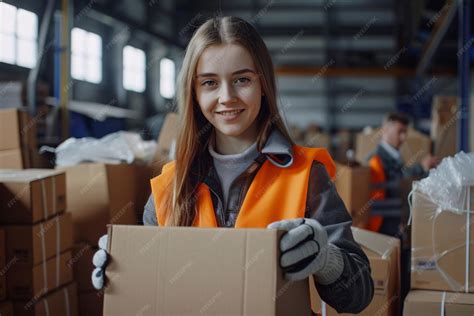 Premium Photo Workers Are At Work Sorting Shipments In A Shipping