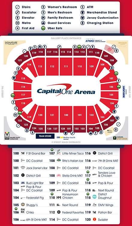 Capitals Seating Chart Interactive Washington Capitals Tickets And 2025