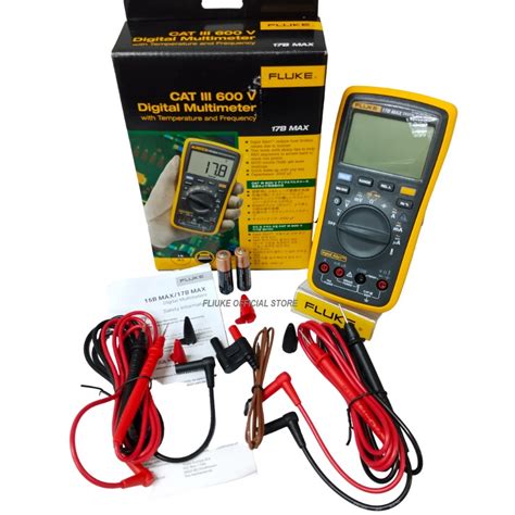 Fluke 17b Max 01max 02max Kit Digital Multimeter Voltage 6000 Count