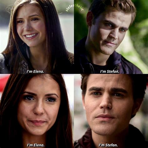 Stelena Scene Quote Vampire Diaries Elena And Stefan Tvd Stefan And