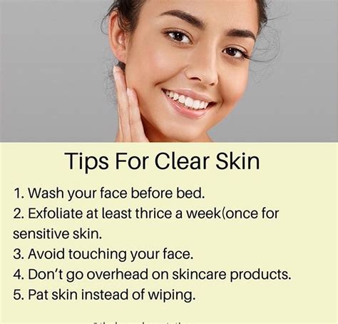 Tips For Clear Skin Clear Skin Tips Clear Skin Routine Beauty Skin