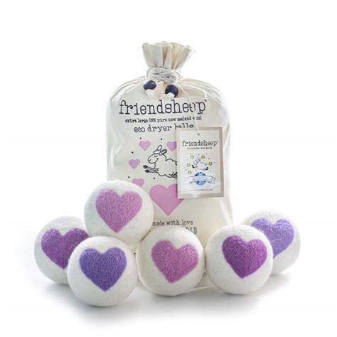 Friendsheep Eco Dryer Balls In Lovely Day Organic Bunny