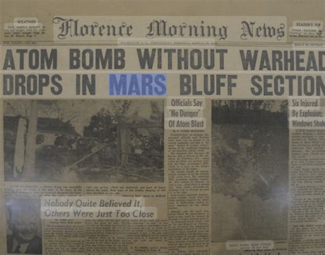 The Lantern The 1958 Mars Bluff Atomic Bomb Accident On March 11