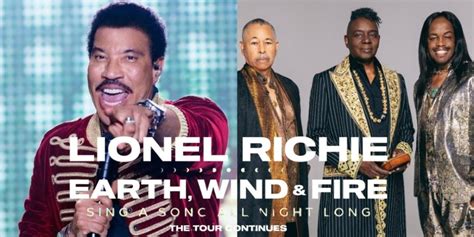 Earth Wind And Fire And Lionel Richie Announce Joint 2026 Tour 107 5