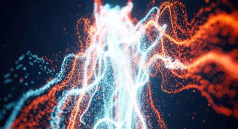 Digital Abstract System Visualization Stock Illustrations 91232