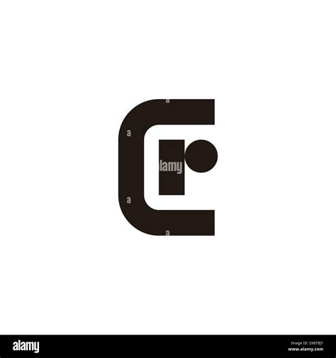 Letter Cr Simple Geometric Dot Simple Vector Stock Vector Image And Art