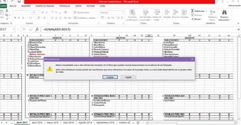 Cómo Quitar O Eliminar La Referencia Circular En Excel Fácil Y Rápido Ejemplo Mira Cómo Se