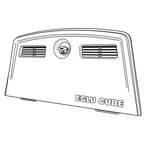 Eglu Cube Mk2 Back Door Assembly Omlet