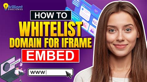 How To Embed IFrames On Websites And Into Posts Whitelist Linked Sites YouTube