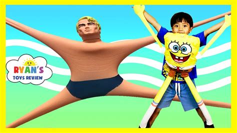 Stretch Armstrong Action Figure And Spongebob Youtube