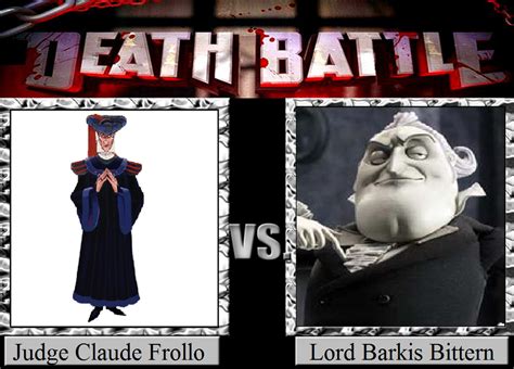 Judge Claude Frollo Vs Lord Barkis Bittern By Jasonpictures On Deviantart