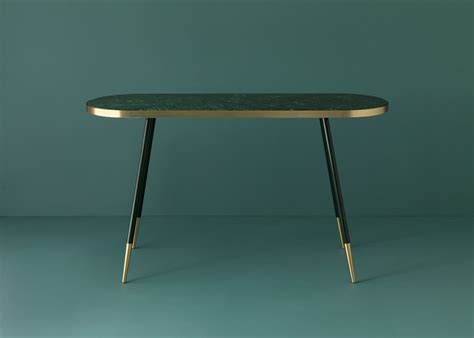 Bethan Grays Marble Band Tables Are Edged In Brushed Brass