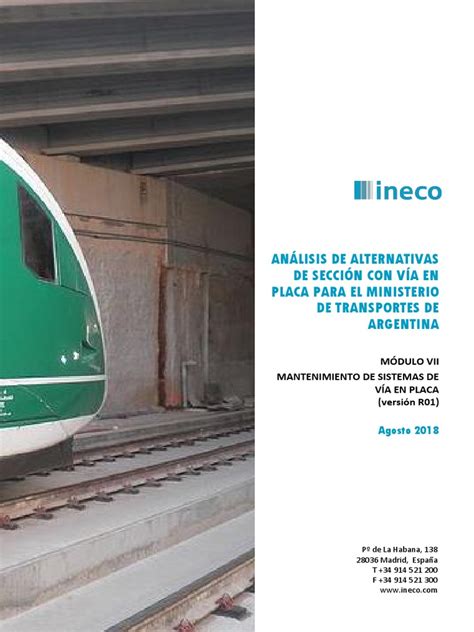 Modulo Vii Mantenimiento R01 Descargar Gratis Pdf Hormigón Transporte Ferroviario