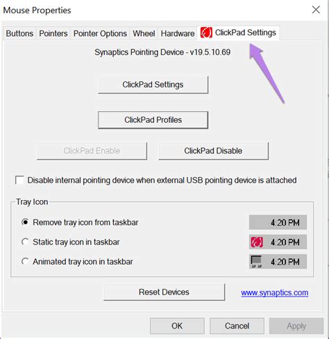 How To Fix Synaptics Touchpad Settings Missing In Windows