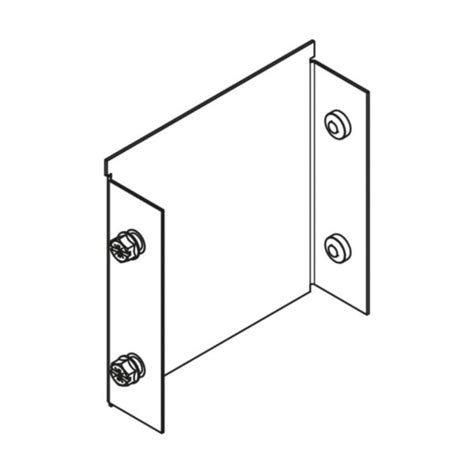 Salamandre Ip30 Pre Galvanised Steel Distribution Trunking End Cap