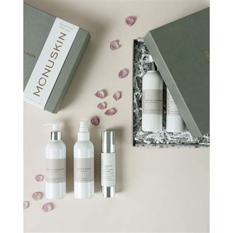 Monuskin Essentials Top Trio Pack Dry Skin Beauty Ts Christmas