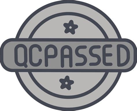Qc Passed Vector Icon 41774357 Vector Art At Vecteezy