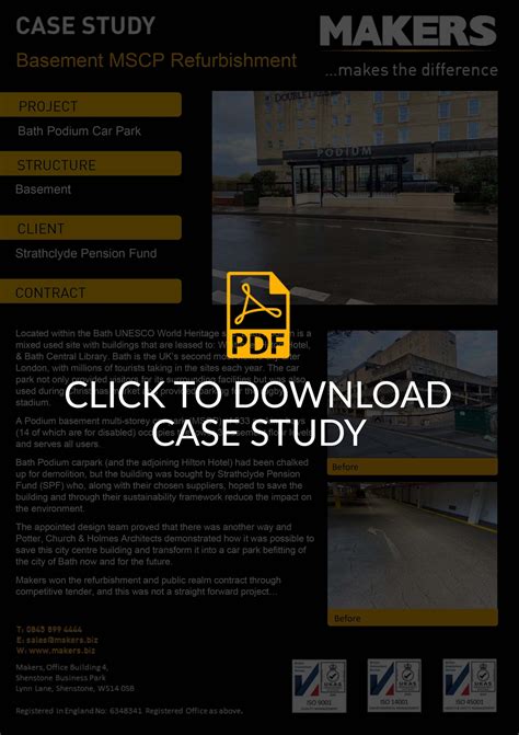 The Podium Basement Mscp Refurbishment Bath Makers Construction