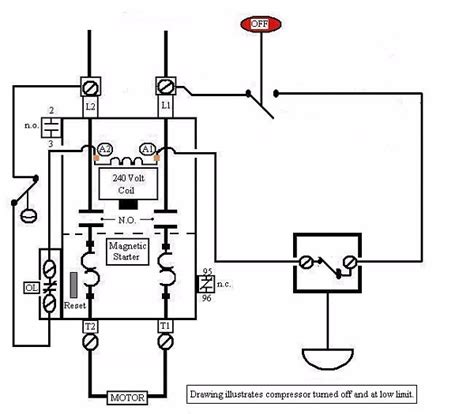 Air Compressor Motor Starter Wiring Diagram Elec Eng World