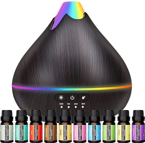 Essential Oil Diffusers 550ml Diffuser10 Essential Oils Diffuser T