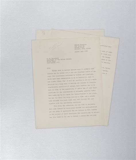 In The Movie Oppenheimer A Letter Sent By Albert Einstein To