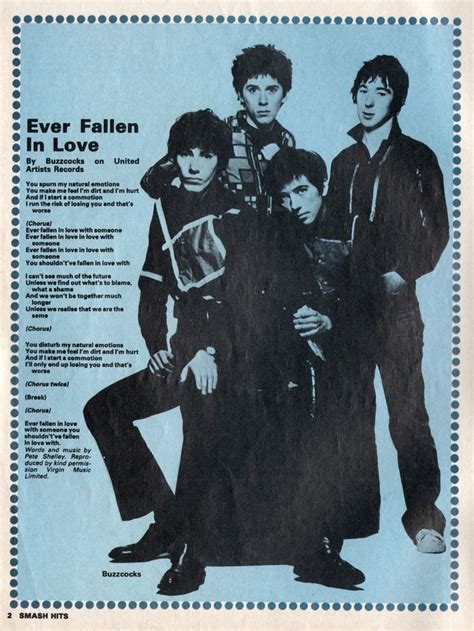 Buzzcocks Ever Fallen In Love 1978 Indie Music Music Poster Band Posters