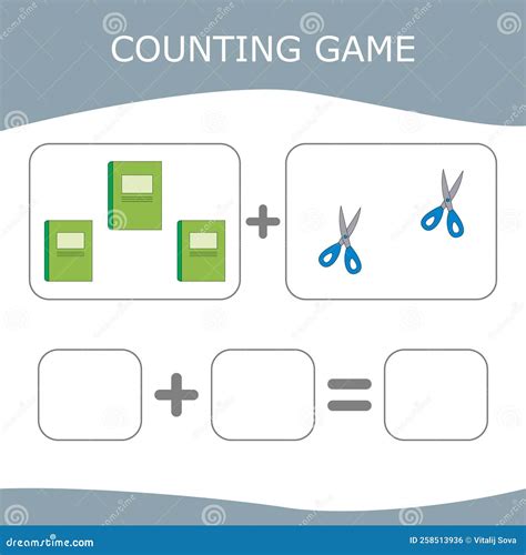 Counting Game Stock Illustration Illustration Of Enumerate 258513936