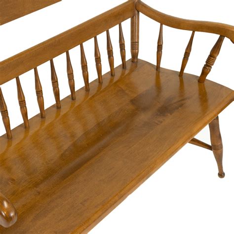 Ethan Allen Maple Deacons Bench Deco2modern Vintage Ethan Allen Ethan