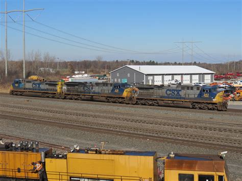 Worldwide Csx P00115 Presidents Train Comes Through Town On A Nicely