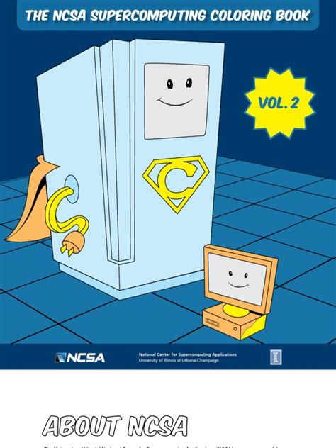 The Ncsa Supercomputing Coloring Book Vol 2 Pdf Supercomputer