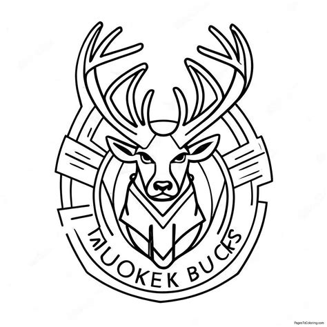 Milwaukee Bucks Logo Coloring Page 11191 9260