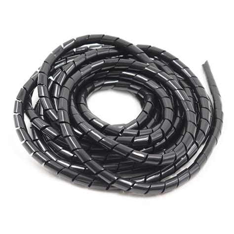 Buy Wholesale China Spiral Cable Wrap 4mm10m Black Spiral Wrap Cable