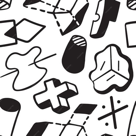 Premium Vector Abstract Geometric Objects In Line Style Simple Geometric Shape Sabstract Graphic