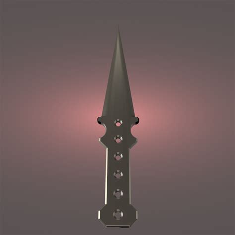 Stl File Throwing Dagger 🗡️ ・model To Download And 3d Print・cults