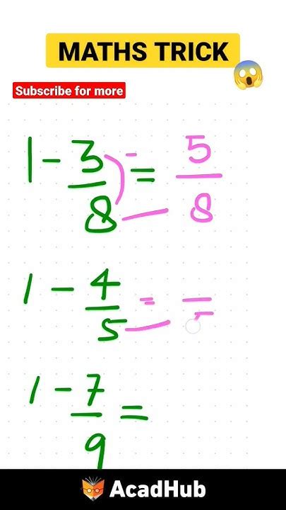 Maths Calculation Trick Shorts Youtube
