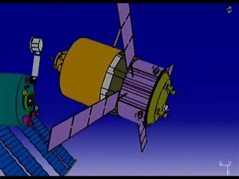 Esa A Collision Avoidance Manoeuvre Is Initiated And The Atv Backs Away From The Iss