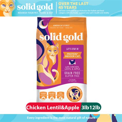 Solid Gold Cat Food High Protein Chicken Adult And Kitten Food 3lb 12lb