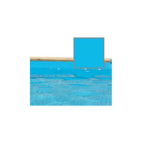 Swimming Pool Wood Ubbink Océa 430 H120cm Liner Blue