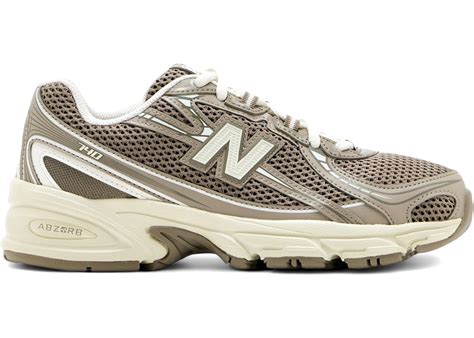 New Balance 740 Bungee Lace Brown Beige Gs Gr740sa Kr