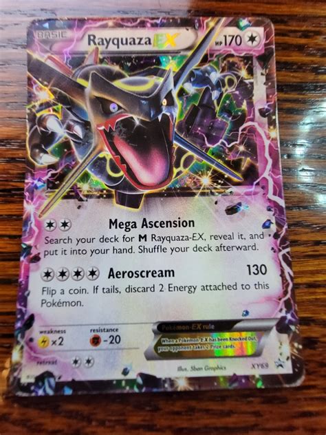 Pokemon Rayquaza Shiny Card