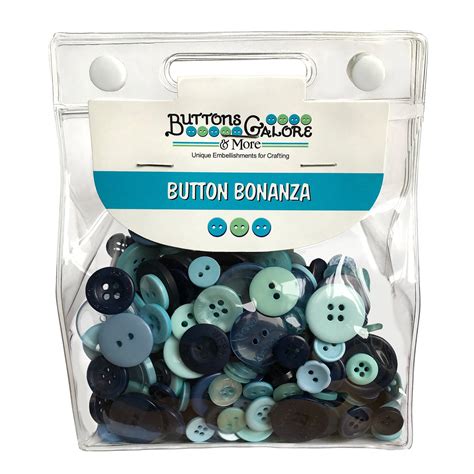 Shades Of Blue Assorted Buttons In Bulk For Button Crafts Buttons Galore Buttons Galore And More