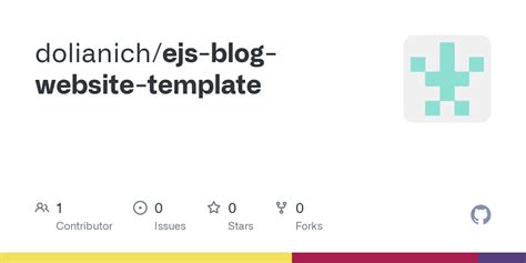 Github Dolianichejs Blog Website Template