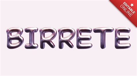 Birrete Generador De Efectos De Estilo De Texto